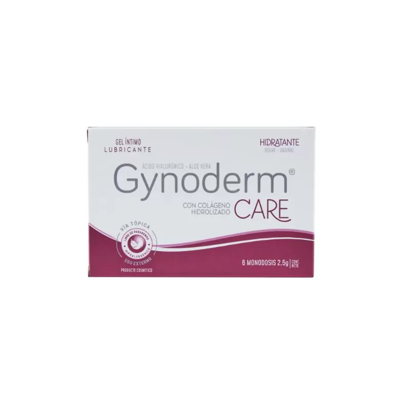 Gynoderm Lubricante Vaginal Gel Care Mono 2,5 gr 6 - Tienda Sancor Salud