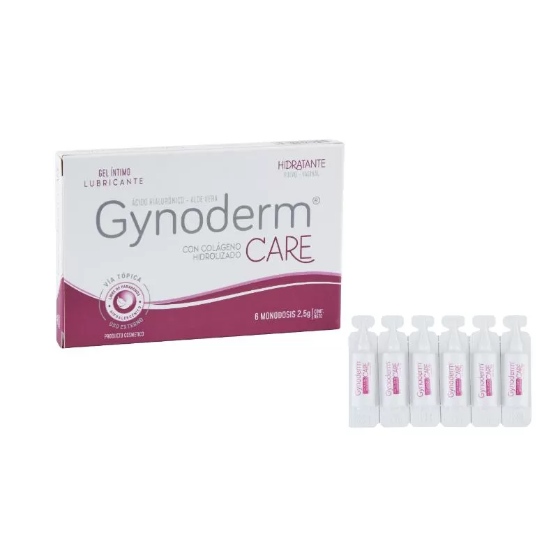 Gynoderm Lubricante Vaginal Gel Care Mono 2,5 gr 6 - Tienda Sancor Salud