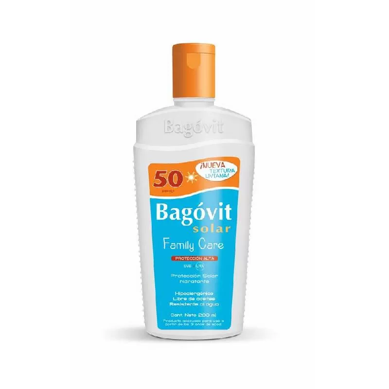 Bagóvit Solar Family Care Fps50 Emulsión 200 ml - Tienda Sancor Salud