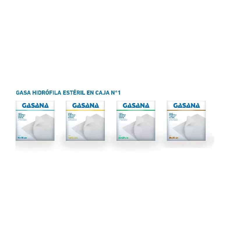 Gasana Gasa N°1 Caja 15X15 2 Sobres Pack 10 u - Tienda Sancor Salud