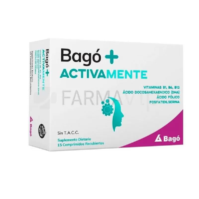 Bagó+ Activamente 15 comp - Tienda Sancor Salud