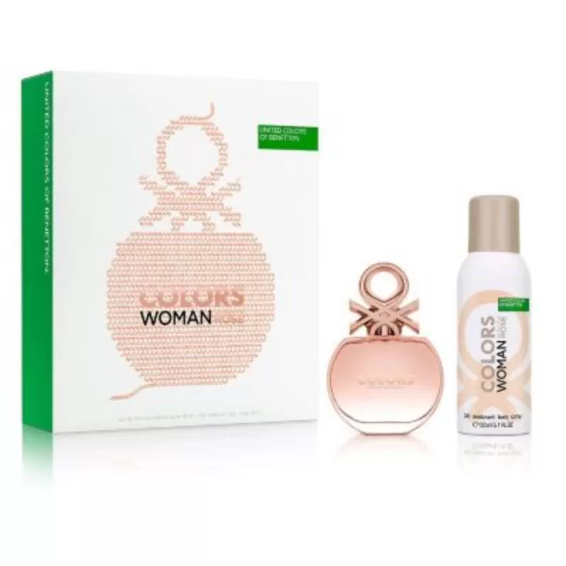 Benetton Colors Rose Estuche Edt 80 ml + Desodorante 150 ml - Tienda ...